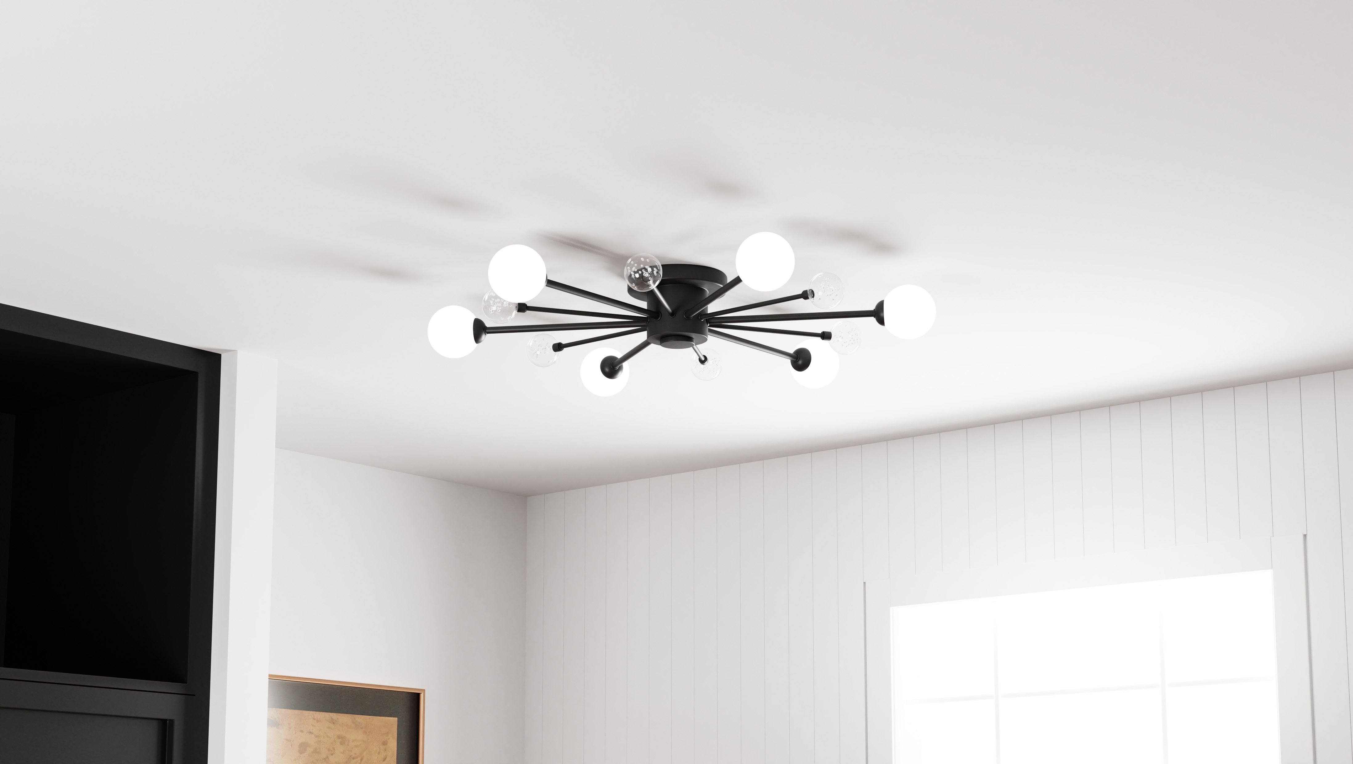 Mercer41 Combe 6-Light Semi-Flush Mount | Wayfair