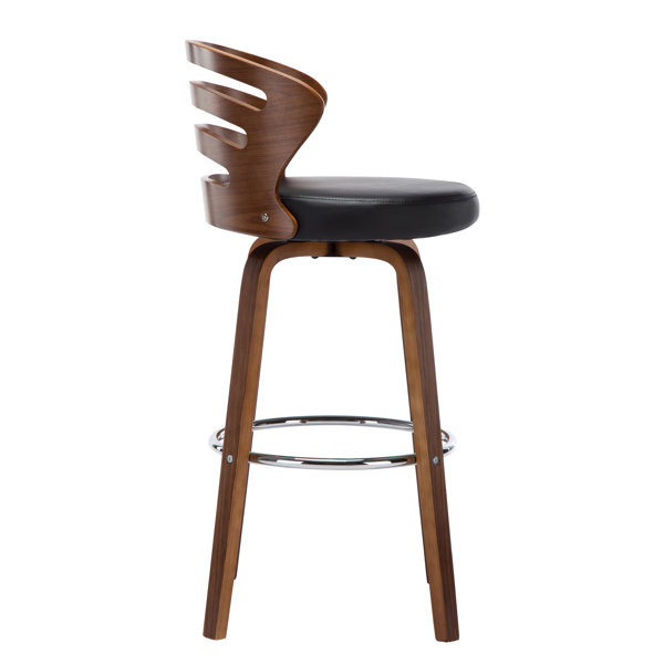 Wrought Studio Hargrave 28" Swivel Bar Stool & Reviews | Wayfair