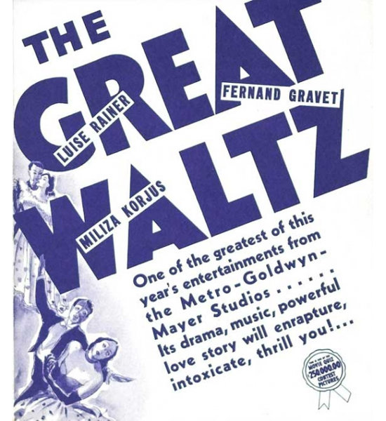 Posterazzi Great Waltz The Movie Poster (11 X 17) - Item # MOVGB36040 ...