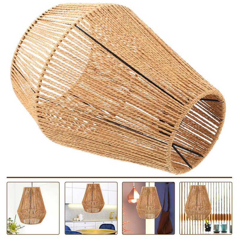PINXOR Hanging Light Cover Home Ceiling Light Cover Vintage Lamp Shade ...