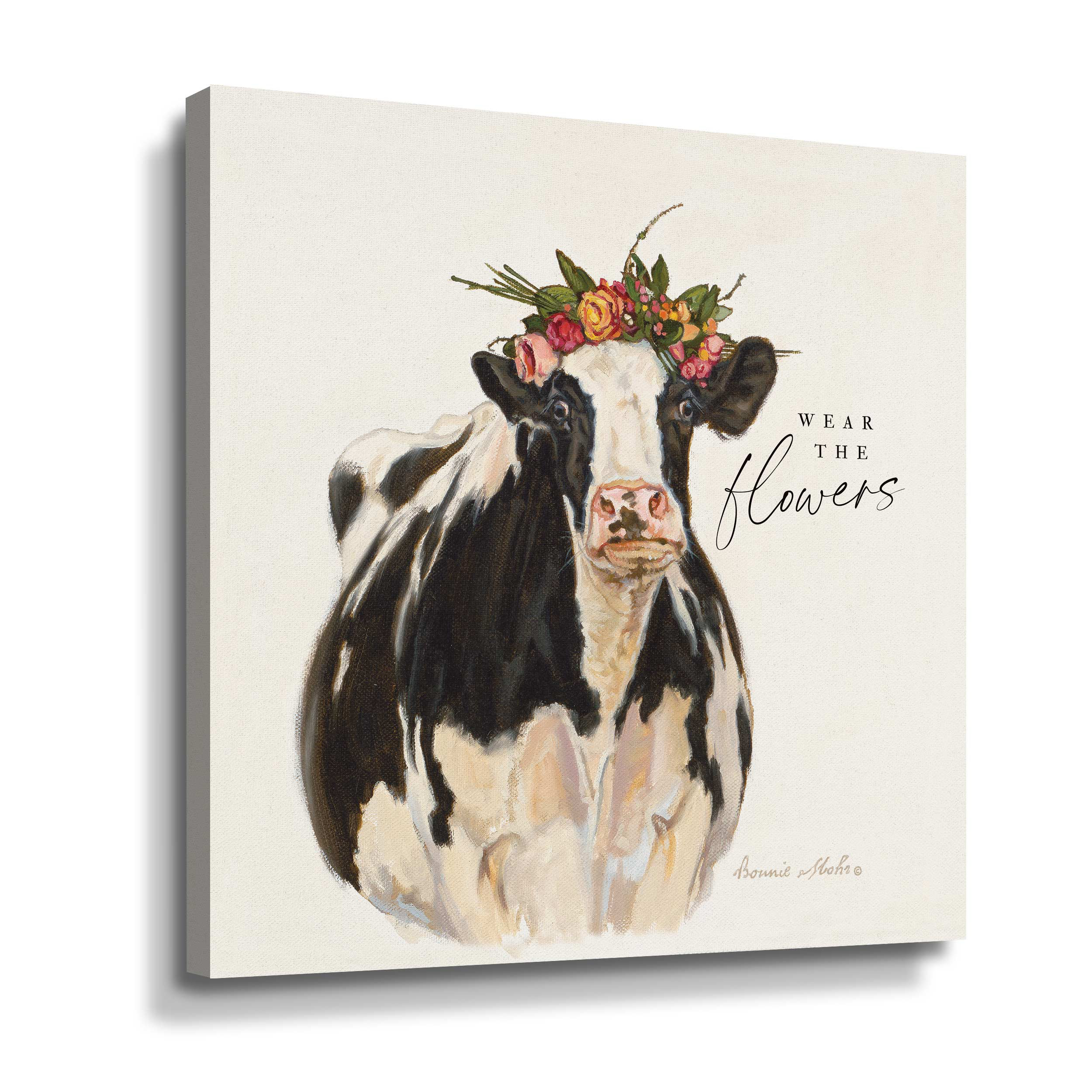 Trinx Fancy Cow - Print | Wayfair