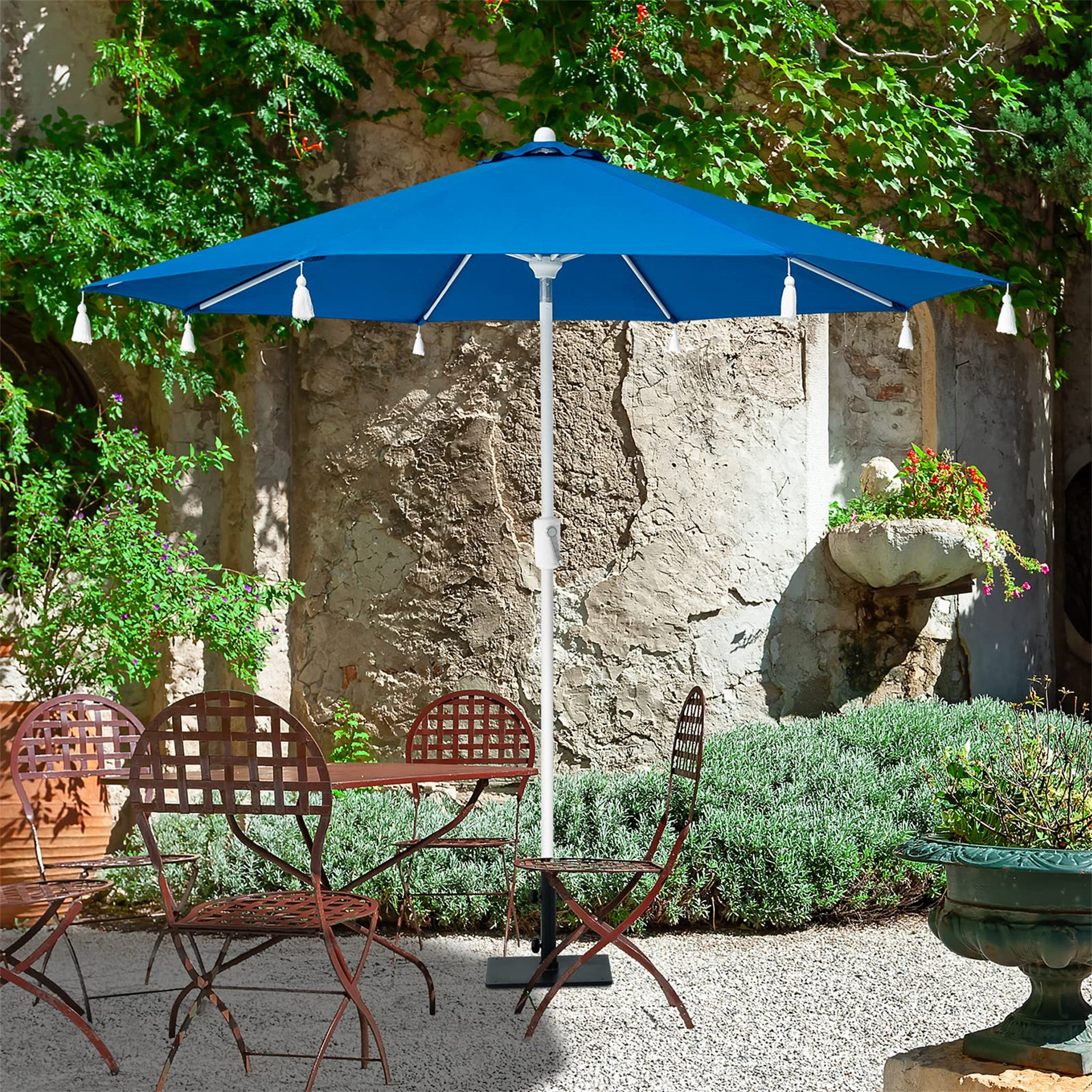 Latitude Run® Kazusa 108 Umbrella with Counter Weights Included | Wayfair