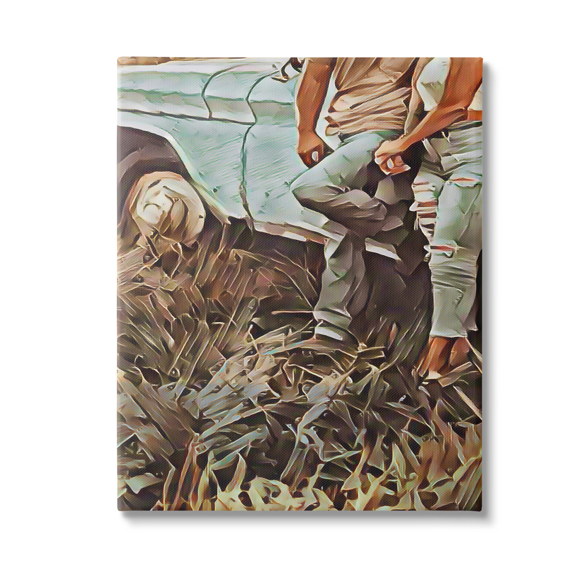 Winston Porter " Country Couple And Car " by Jesse Keith on Canvas ...