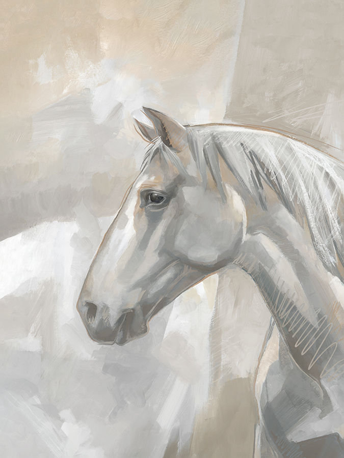 Chelsea Art Studio Horse in Stable by Richard Ryder - Painting Framed ...