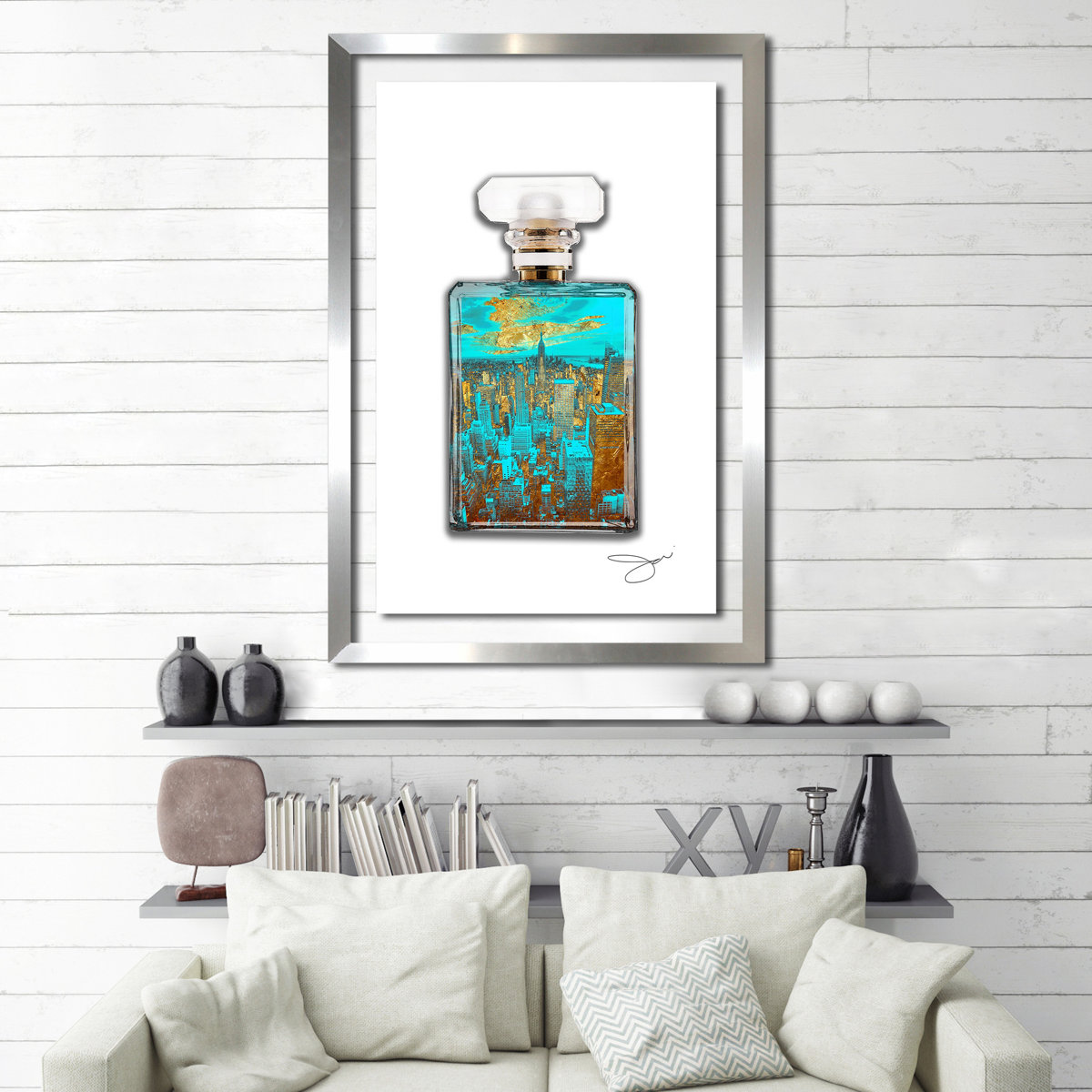 House of Hampton® NYC Perfume - Graphic Art Print | Wayfair