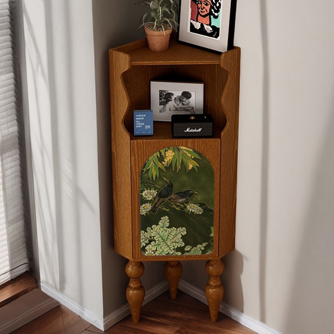 DURBIL French style triangular corner bookcase - Wayfair Canada