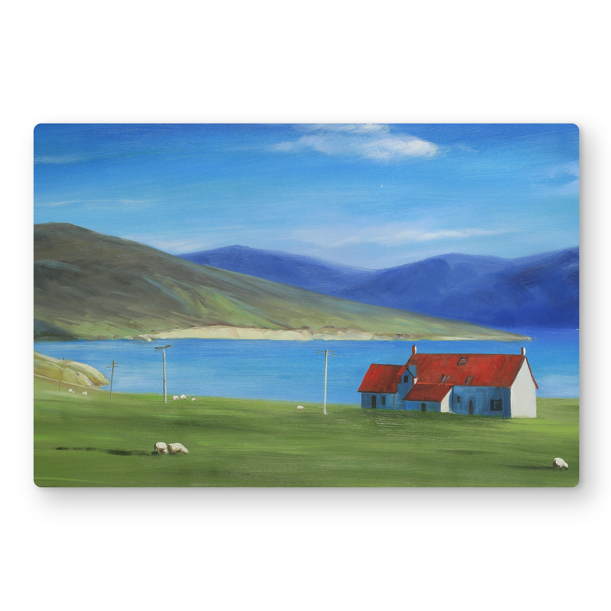 Begin Edition International Inc. Scottish Highlands Metal Print - Red ...