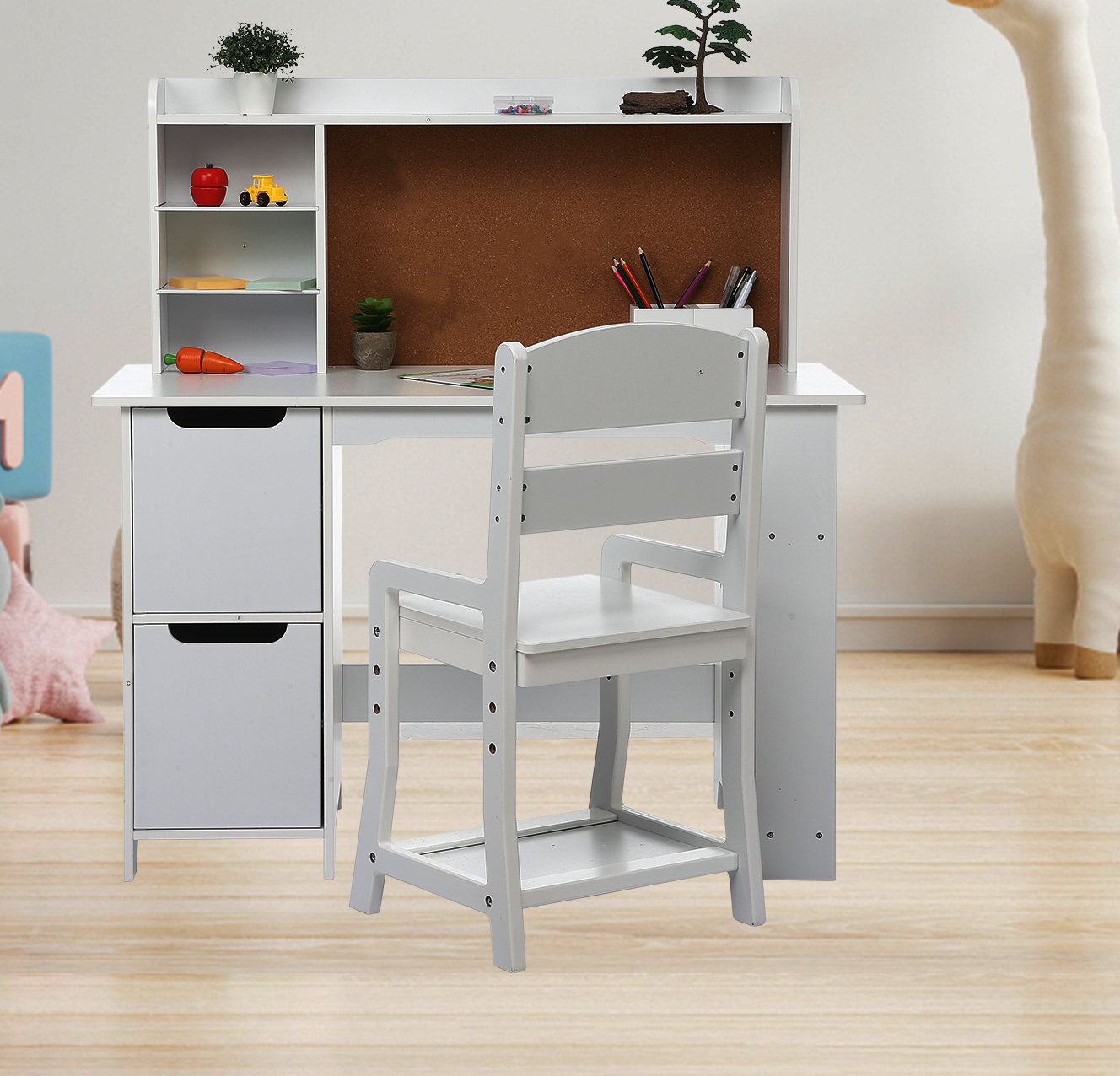 Harriet Bee Children's Writing Desk And Chair Set | Wayfair