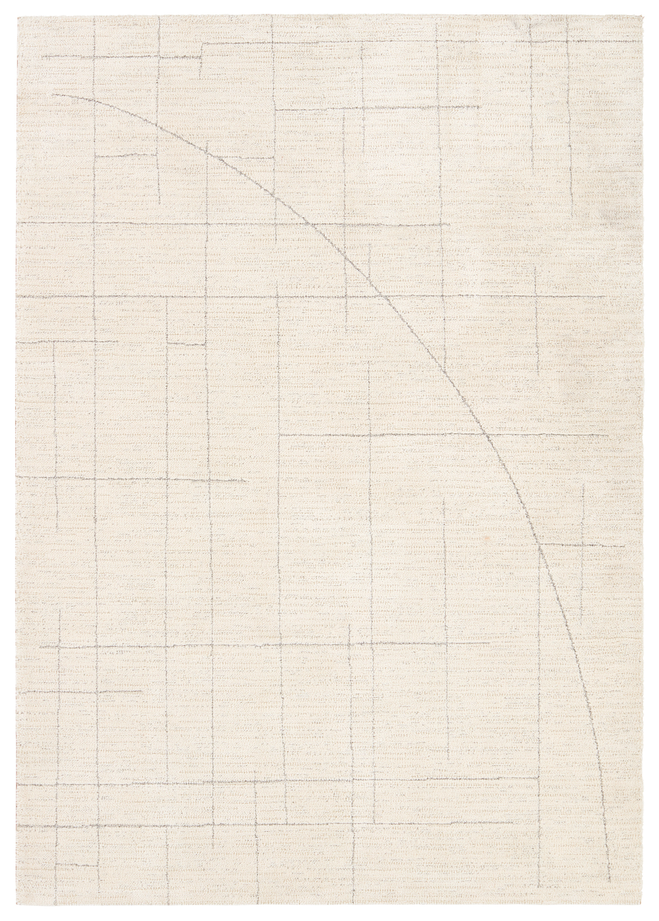 Orren Ellis Vibe By Orren Ellis Lioum Performance Striped Cream/Gray ...