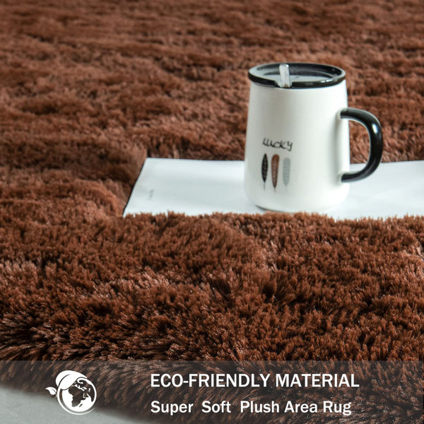 Mercer41 Rectangle Dikomo Area Rug with Non-Slip Backing | Wayfair