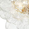 Everly Quinn Wynetta 3 - Light Textured Glass Bubble Semi Flush Mount ...