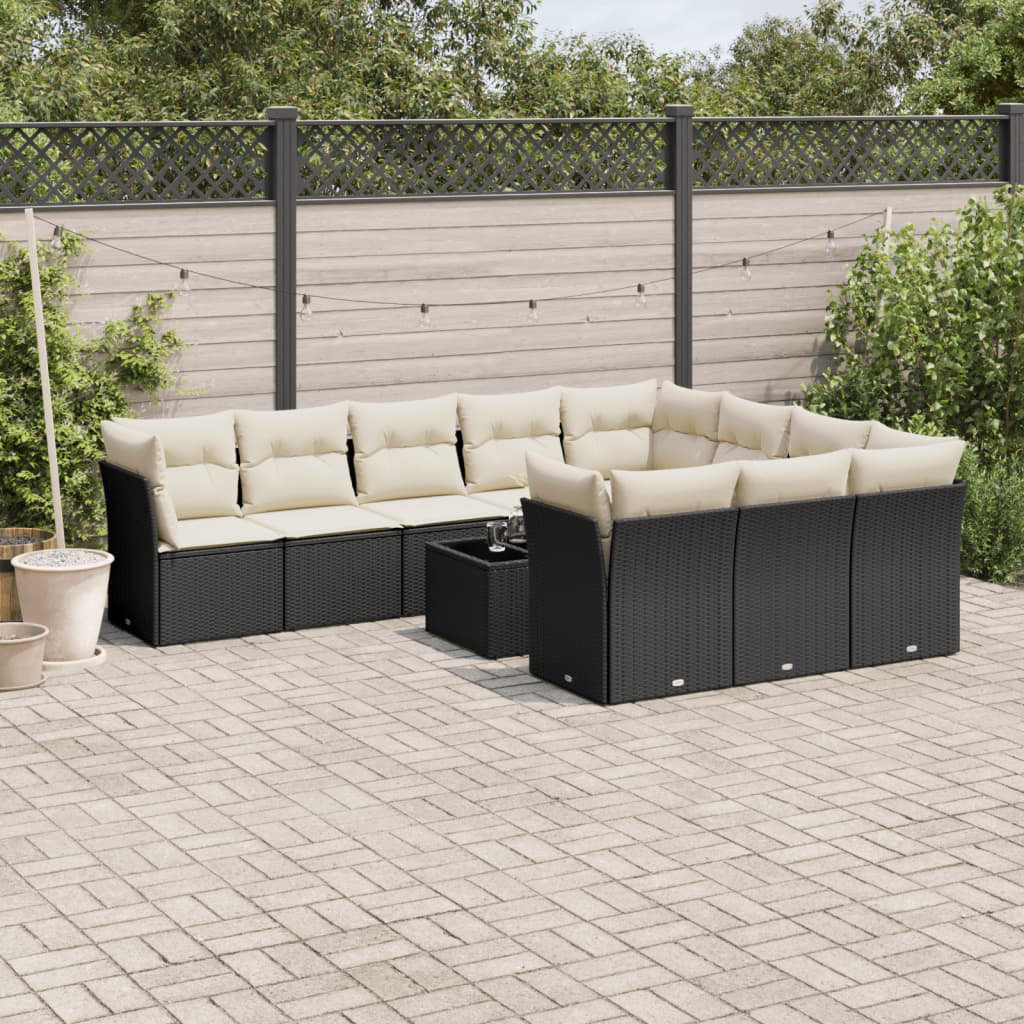 Vidaxl Garden Sofa Set Poly Rattan Large Modular Garden Sofa Set | Wayfair