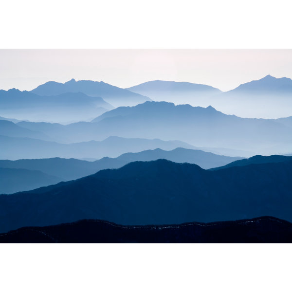 Alpen Home The Mountain Ridge by VDCM Image - Wrapped Canvas Art Prints ...