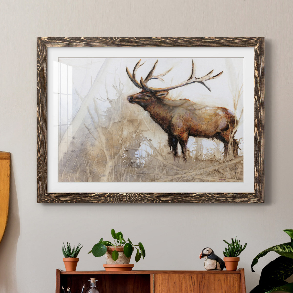 Millwood Pines Majestic Moose - Picture Frame Print on Paper | Wayfair