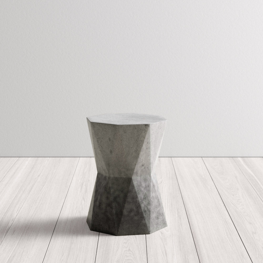 AllModern Jamari Concrete Top End Table & Reviews | Wayfair