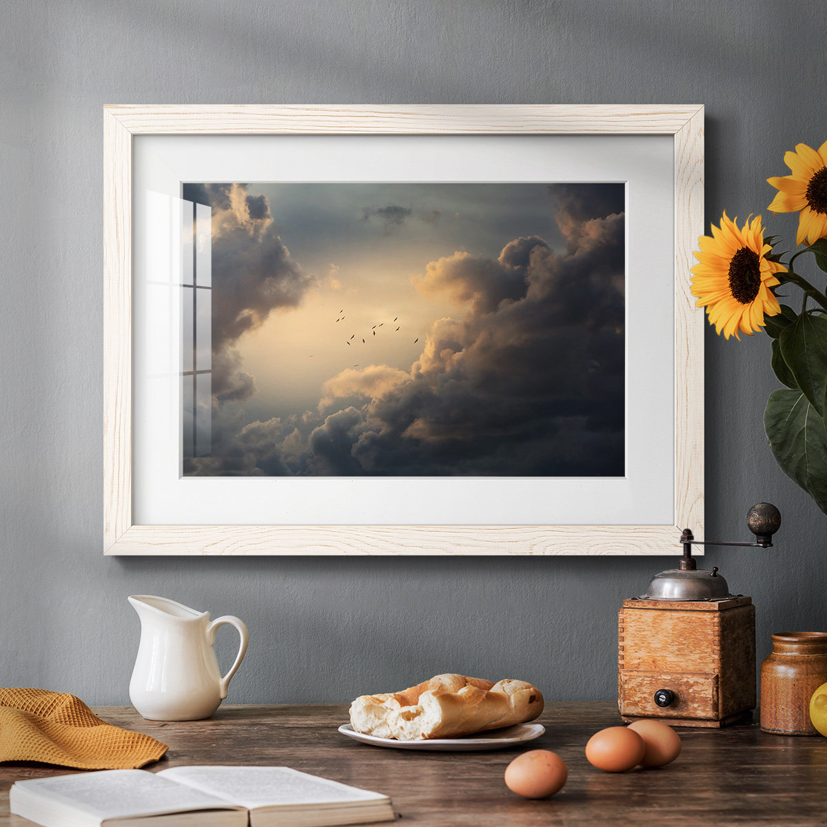 Latitude Run® Soaring High Above Framed On Paper Print | Wayfair