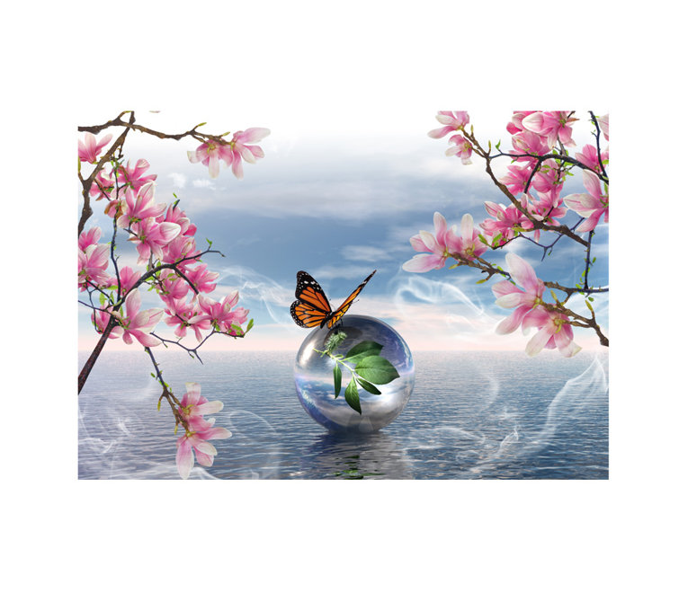 Ebern Designs Lindzee Peel & Stick Wall Mural | Wayfair