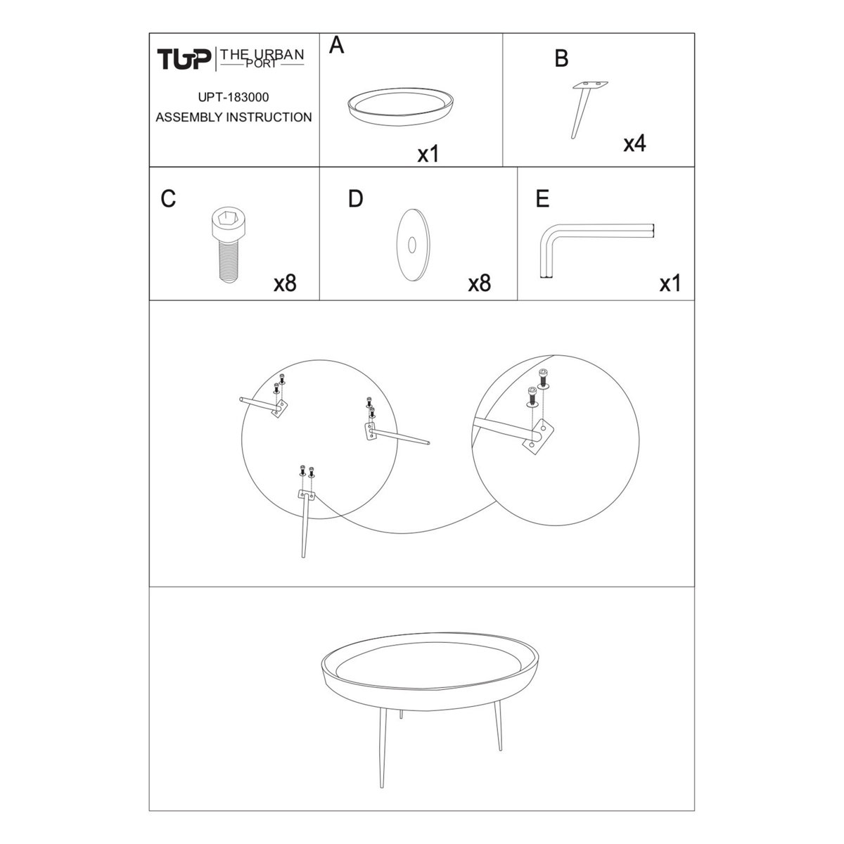 Trent Austin Design® Zenaide Round Mango Wood Coffee Table & Reviews ...