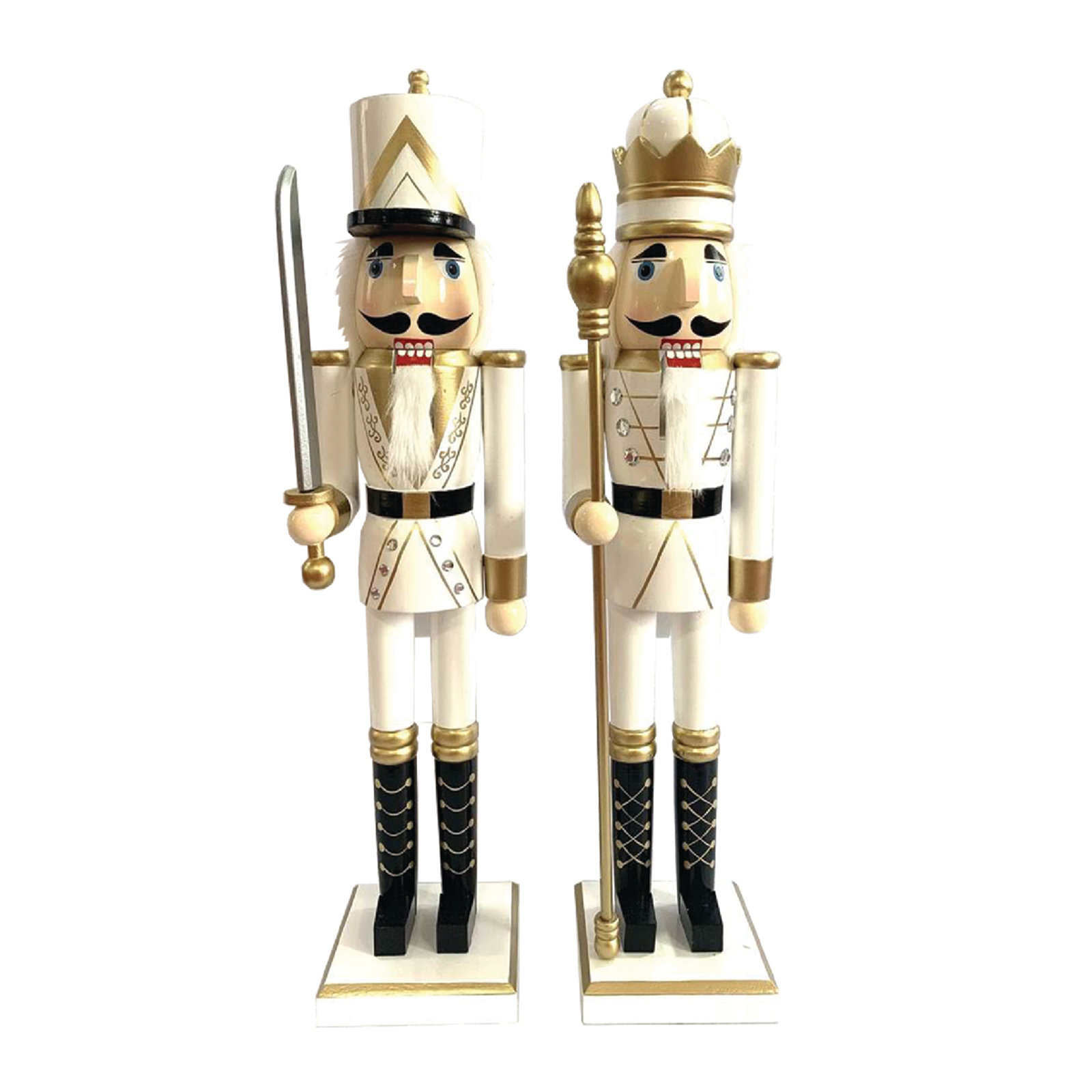 Santa's Workshop 2 Piece King and Guard Nutcracker Set "& Reviews ...