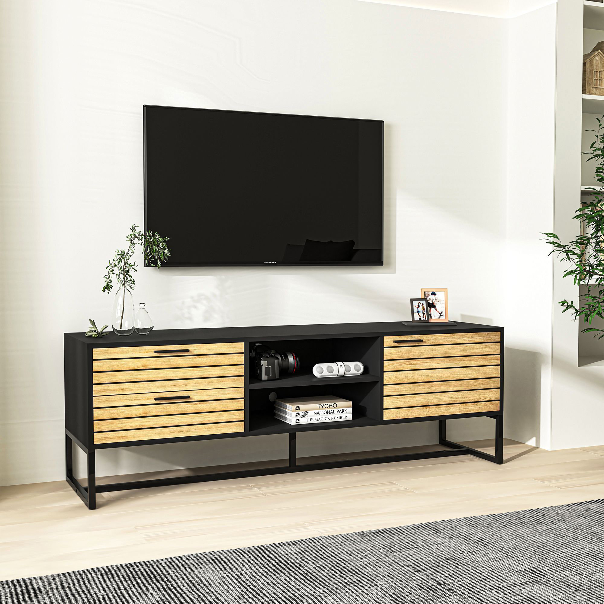 Latitude Run® 59 Inch TV Stand - Wayfair Canada