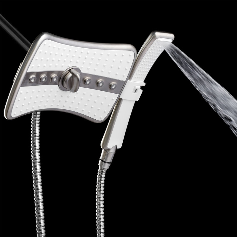 AKDY Massage/Jet Dual Shower Head & Reviews | Wayfair