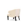 Mobital Rancho Teddy Arm Chair with 4 Legs, Cream | Wayfair