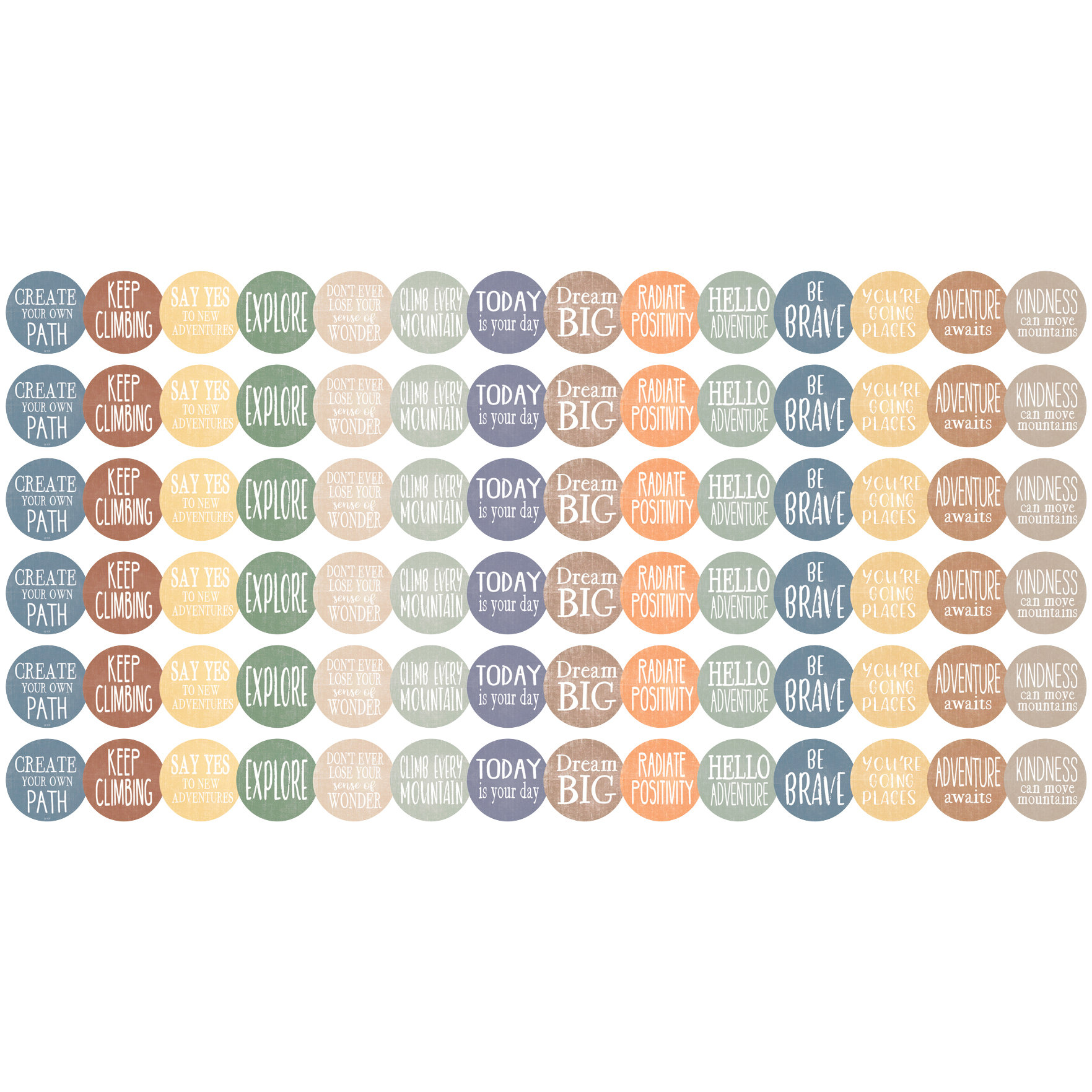 Teacher Created Resources Moving Mountains Positive Saying Die-Cut ...