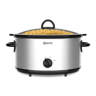 Kitchen Elite 6 Qt Slow Cooker, Stainless Steel Ceramic Crock Pot with ...