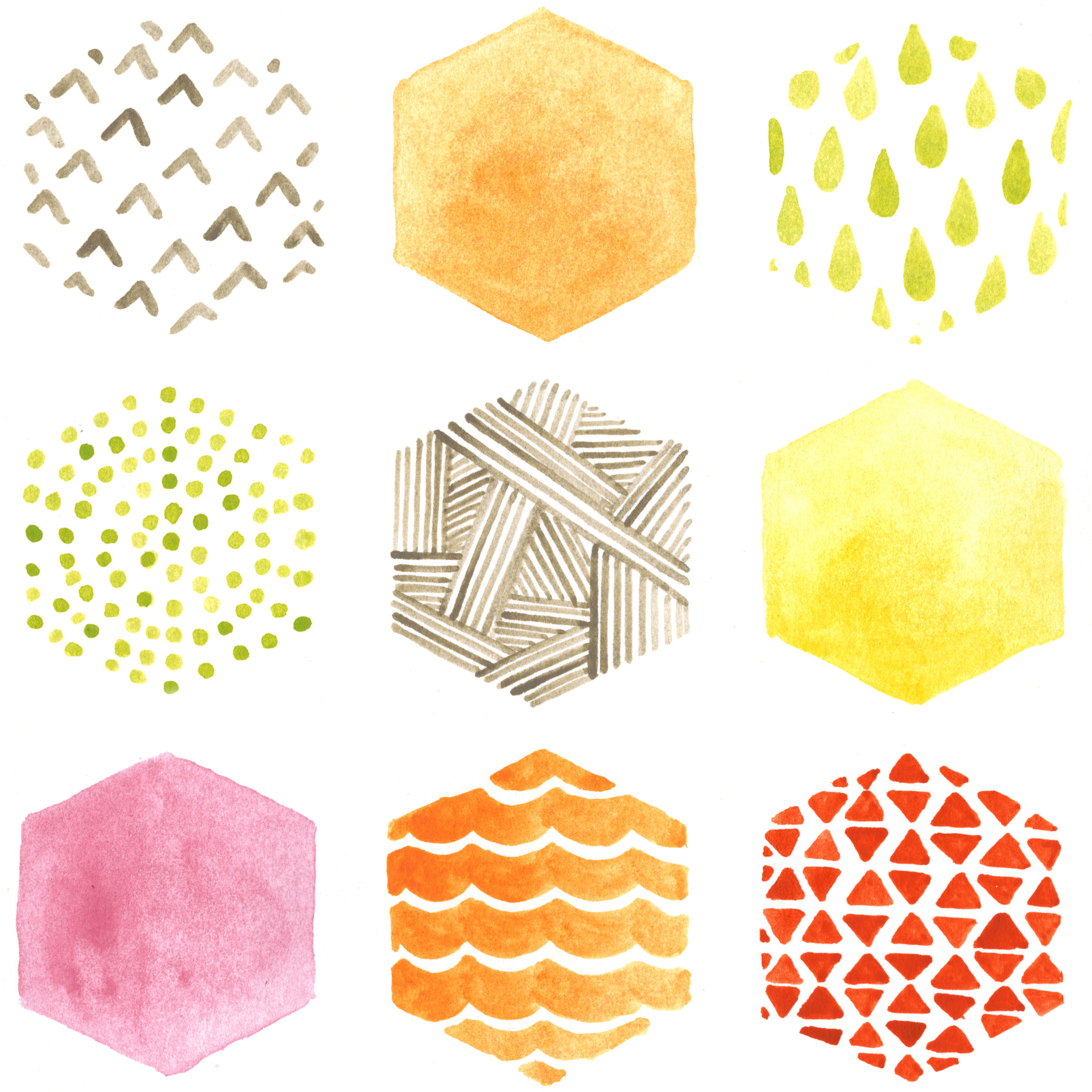 Corrigan Studio® Honeycomb Patterns I | Wayfair