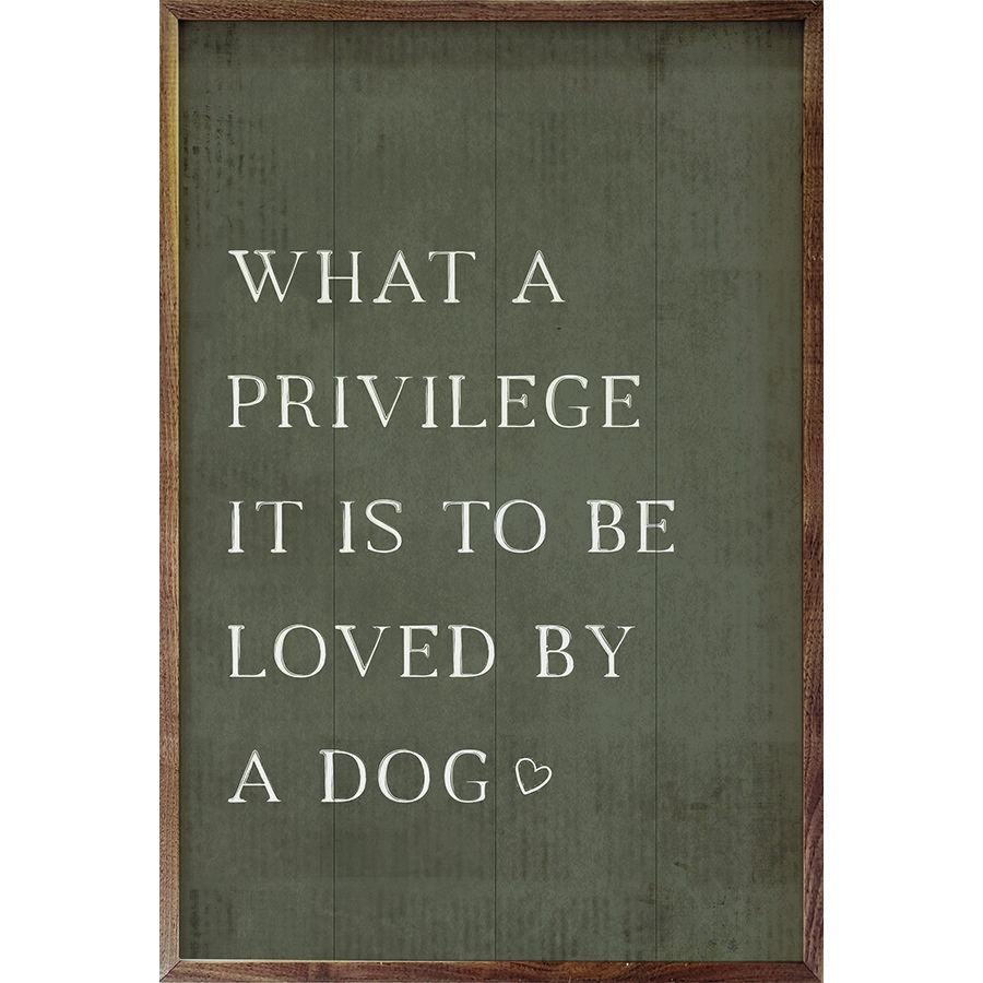 The Holiday Aisle® What A Privilege Dog | Wayfair