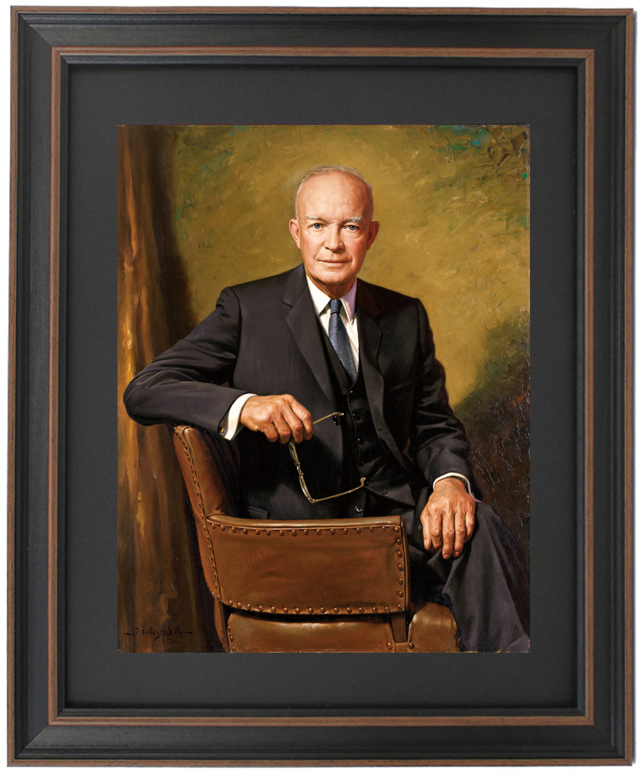 Canora Grey Framed Presidential Portrait Of Dwight D. Eisenhower By ...