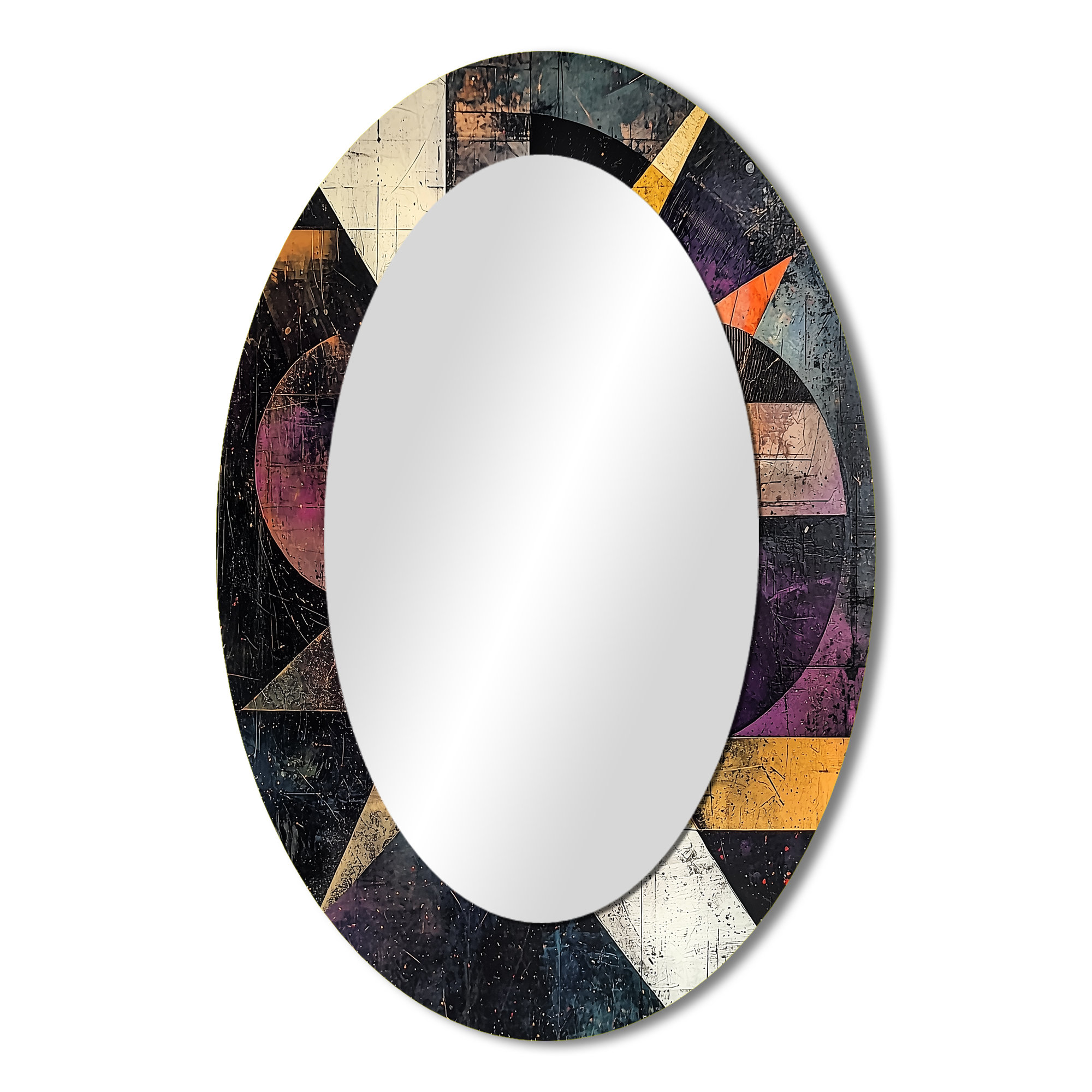 Ivy Bronx Black Yellow Fragmentation Abstract Shapes II - Black Modern ...