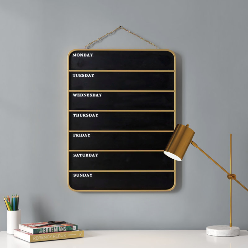 Willa Arlo™ Interiors Wall Mounted Chalkboard & Reviews | Wayfair
