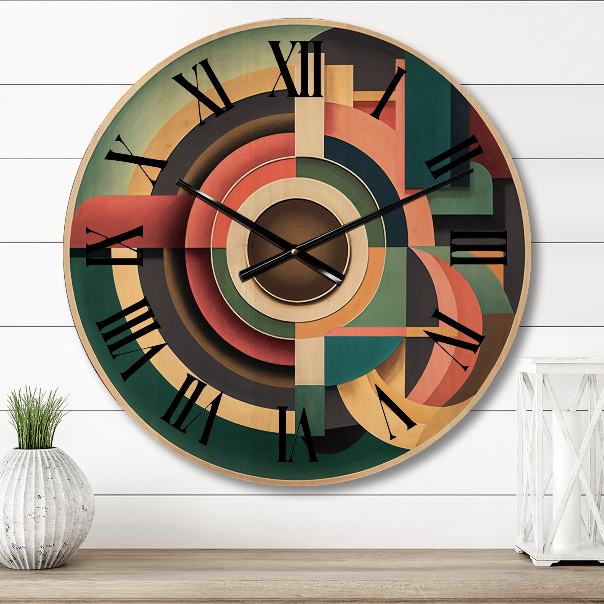 East Urban Home Midcentury Vintage Circular Visions III - Modern ...