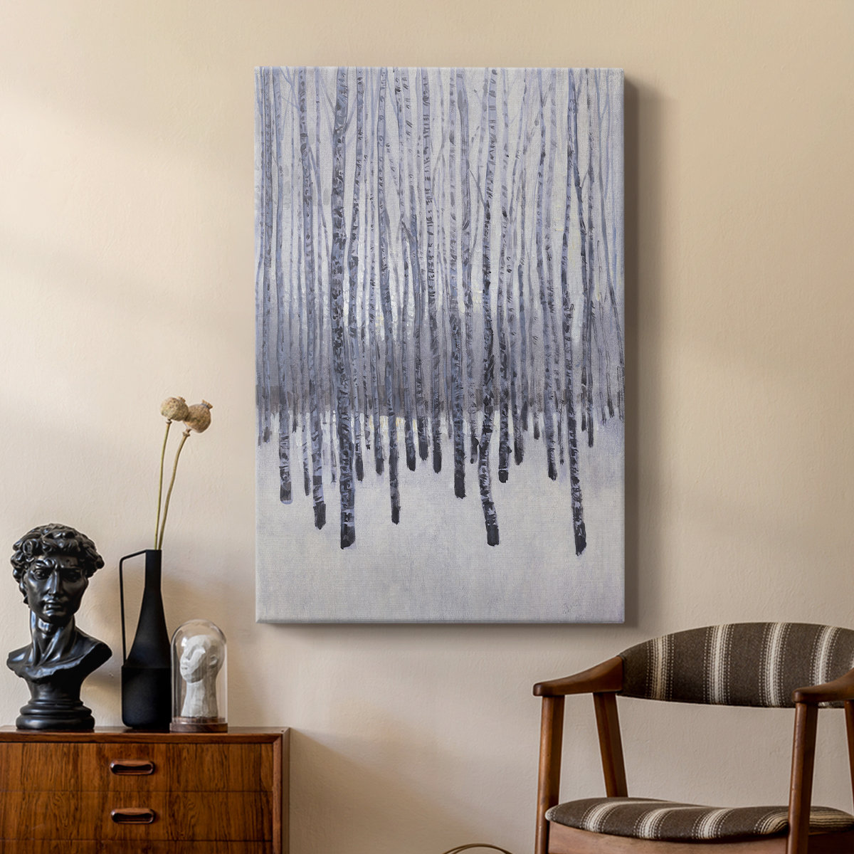 Ophelia & Co. Bare Trees in Winter II -Custom Wrapped Gallery Cavas ...
