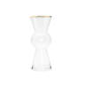 Mercer41 Narrow Pitcher With Gold Rim | Wayfair