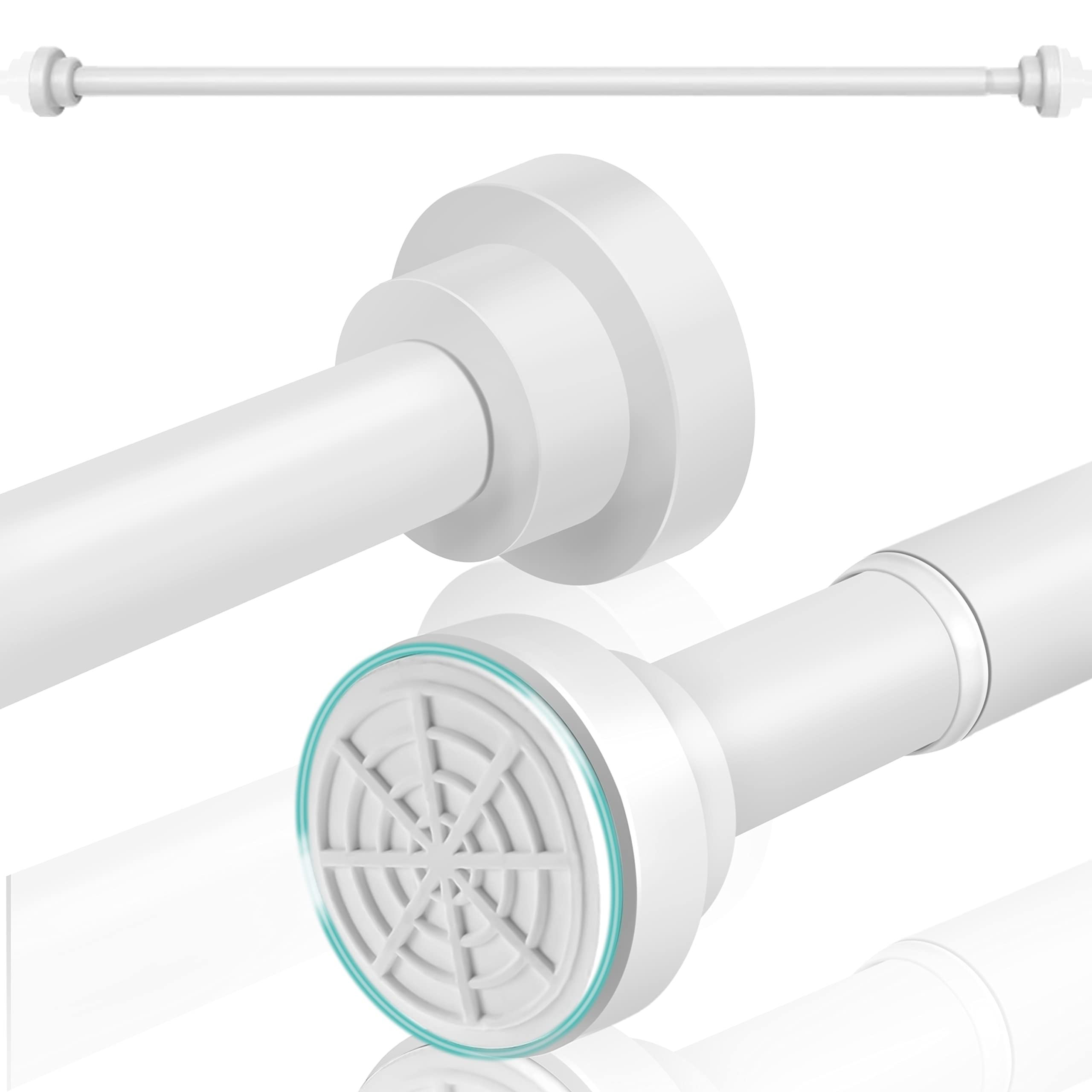 Tromay 48-85 Inches Adjustable Non Rust Spring Tension Rod | Wayfair