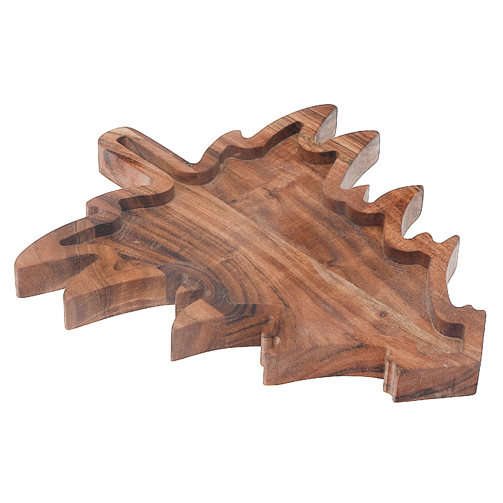 The Holiday Aisle® Acacia Oiled Wooden Xmas Tree Serving Board | Wayfair