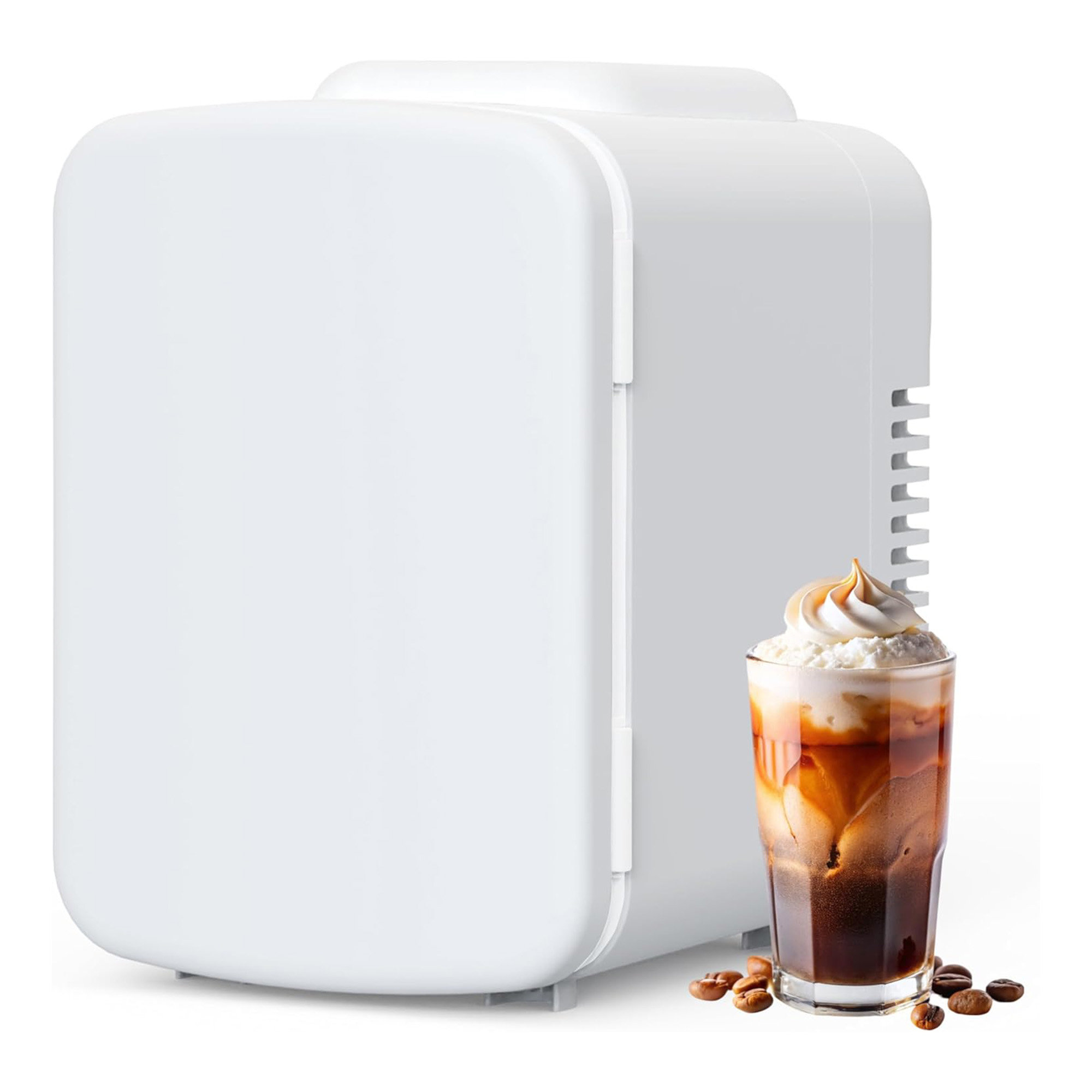 LIYU 4L/6 Can Portable Mini Fridge Warmer & Cooler Compact ...