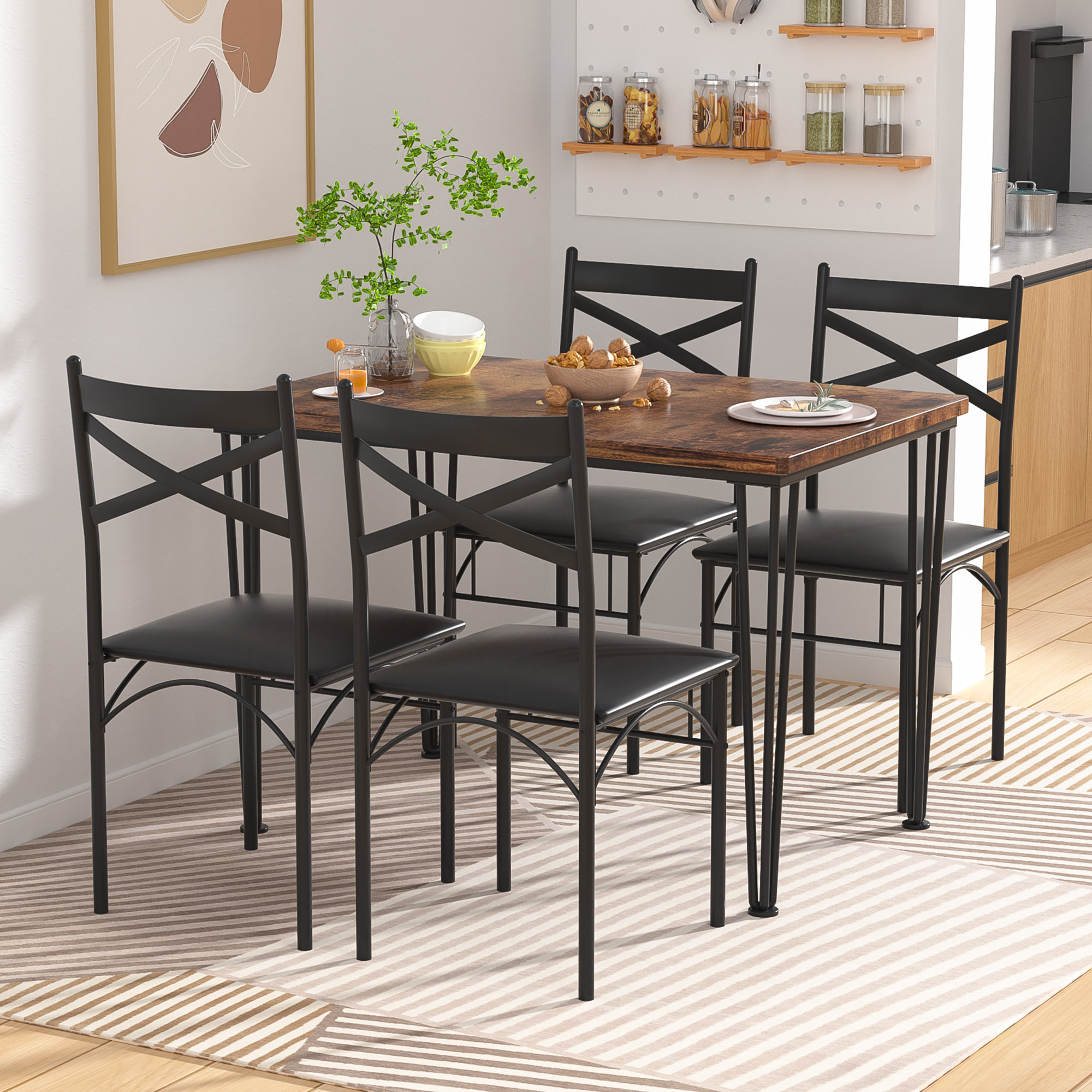 The Twillery Co. Whipton Dining Table Set & Reviews - Wayfair Canada