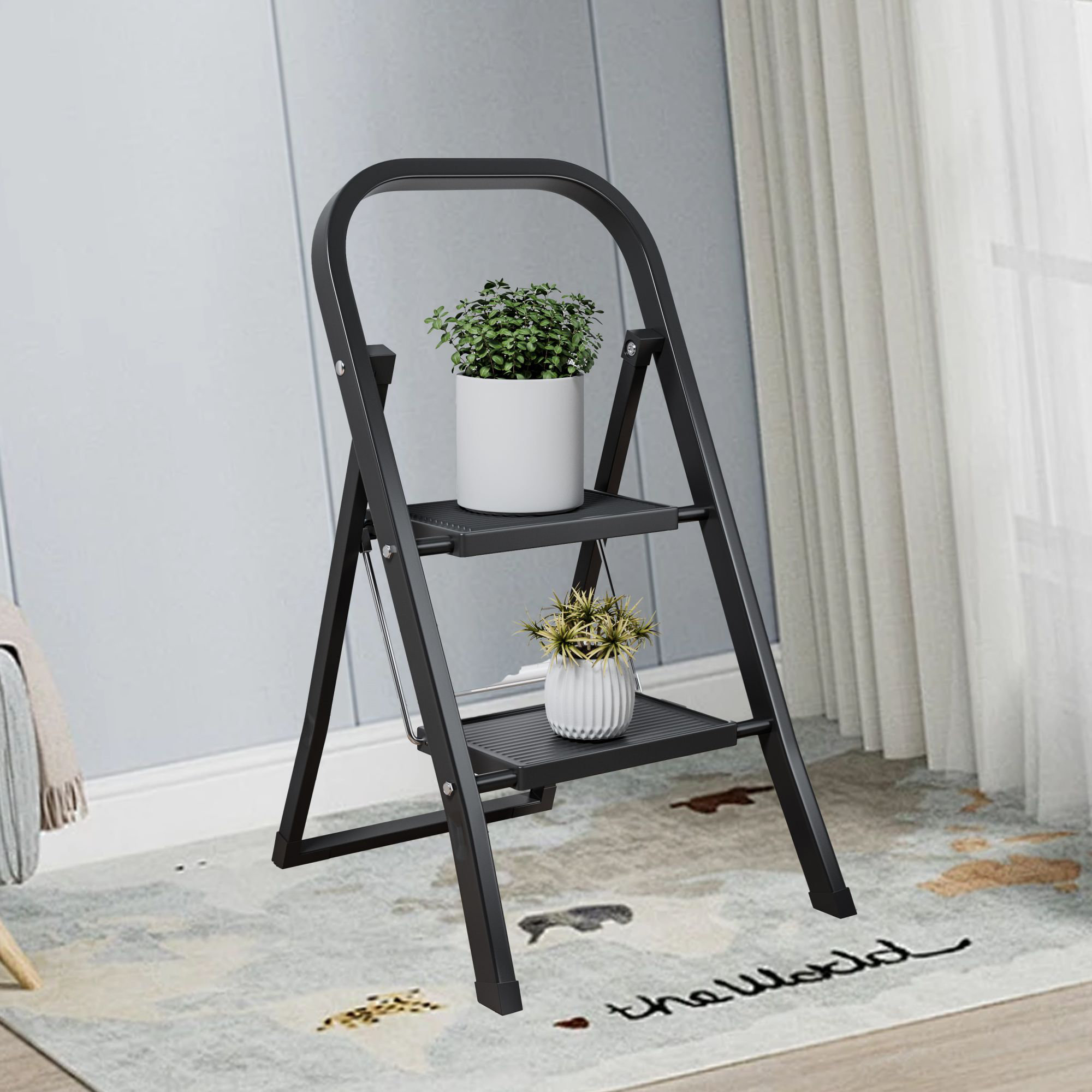 WFX Utility™ 2 - Step Lightweight Folding Step Ladder | Wayfair