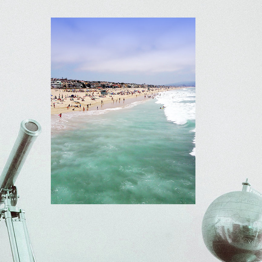 ArtVerse SoCal Beach Scene Wall Decal - Wayfair Canada