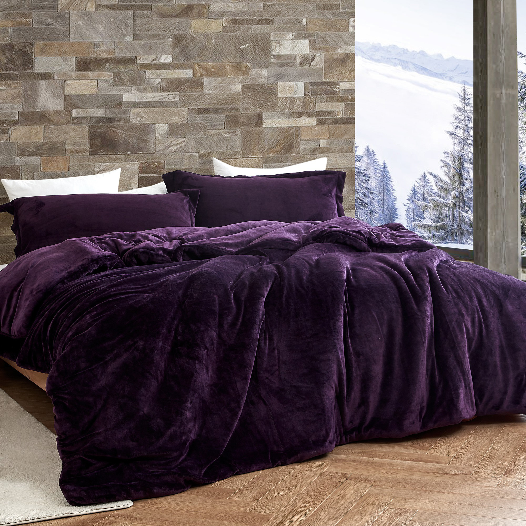 Coma Inducer Original Plush Velour Coma Inducer Oversized Comforter Set ...
