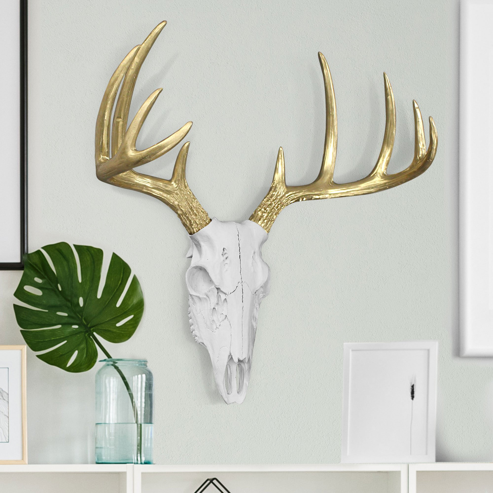 Union Rustic Mini Deer Head Skull Wall Décor & Reviews | Wayfair