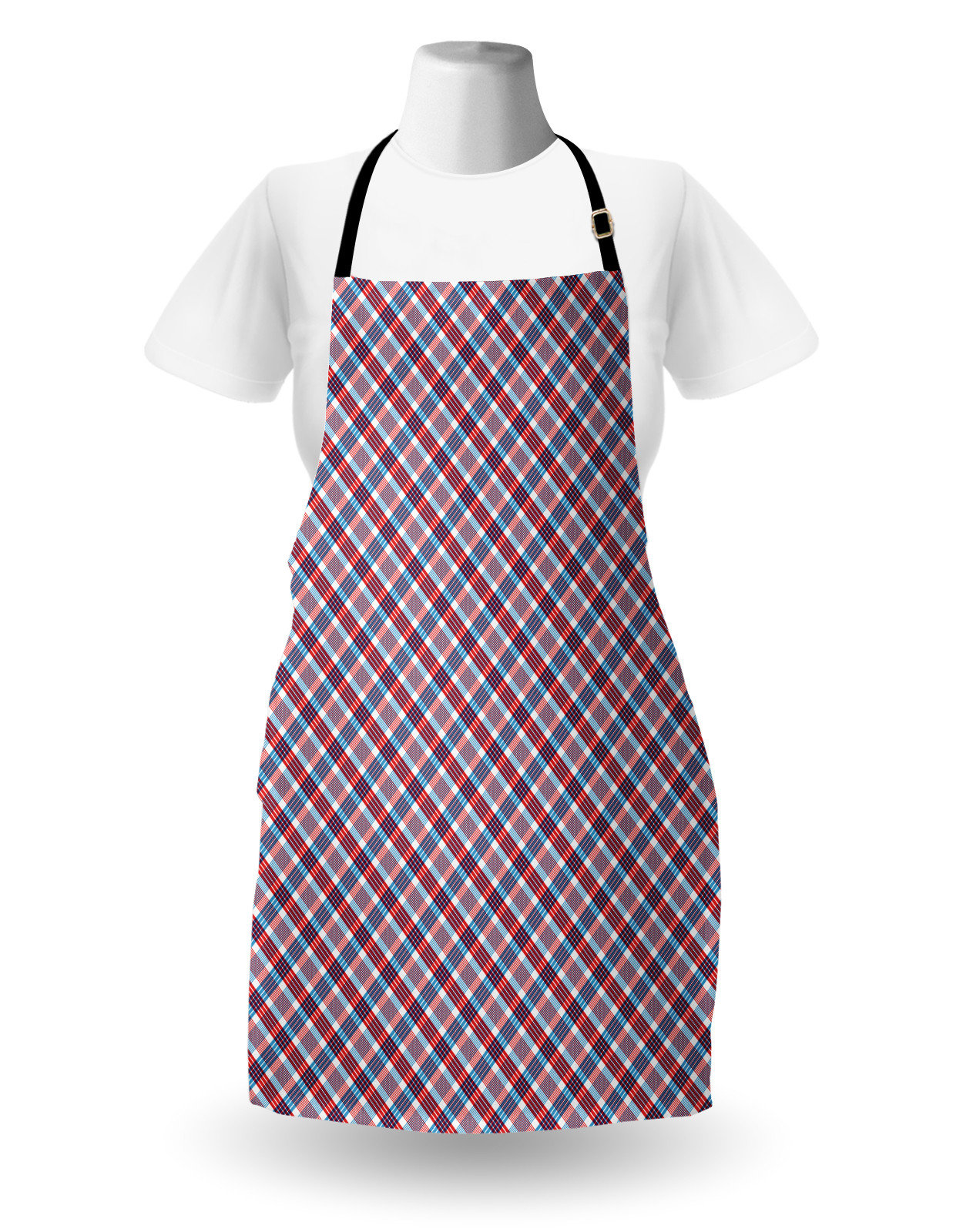 East Urban Home Checkered Bib Apron | Wayfair