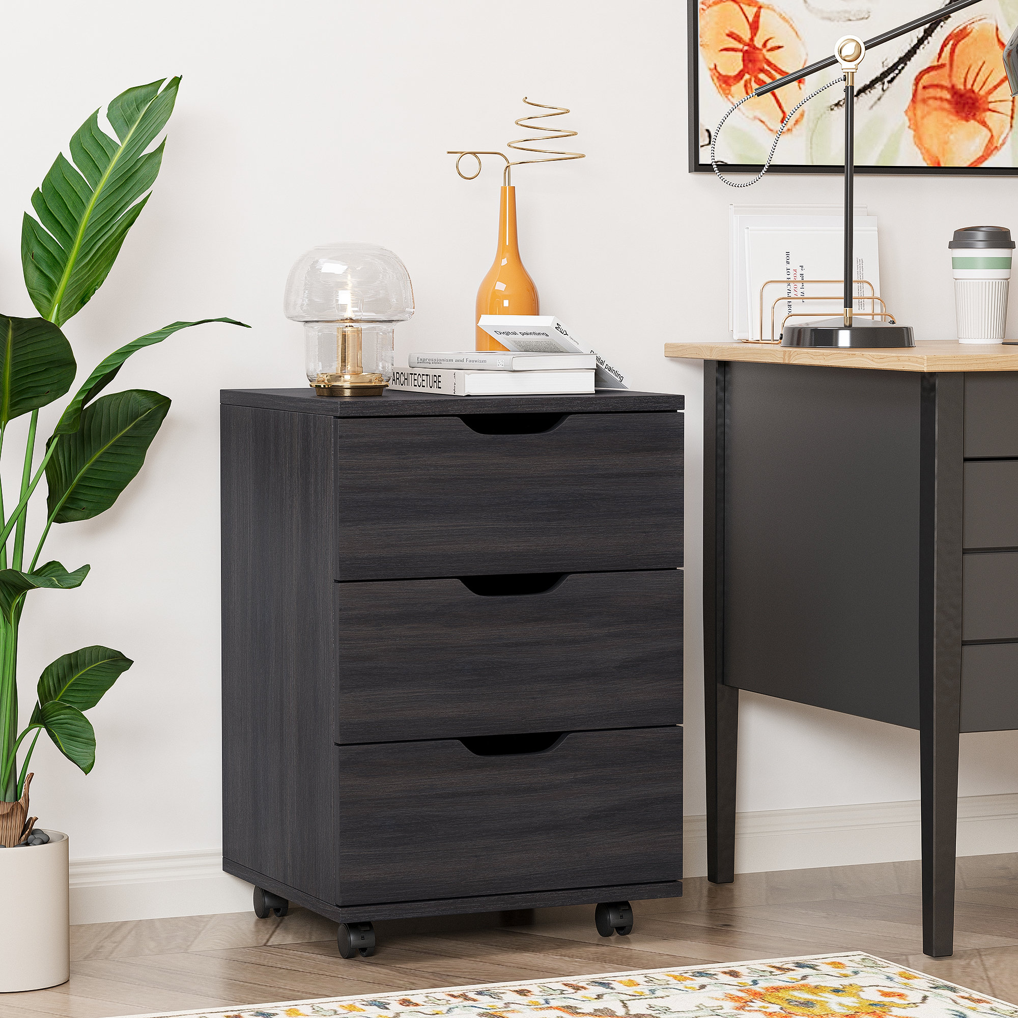 Ebern Designs Walida 15.7 Wide 3 -Drawer File Cabinet & Reviews | Wayfair