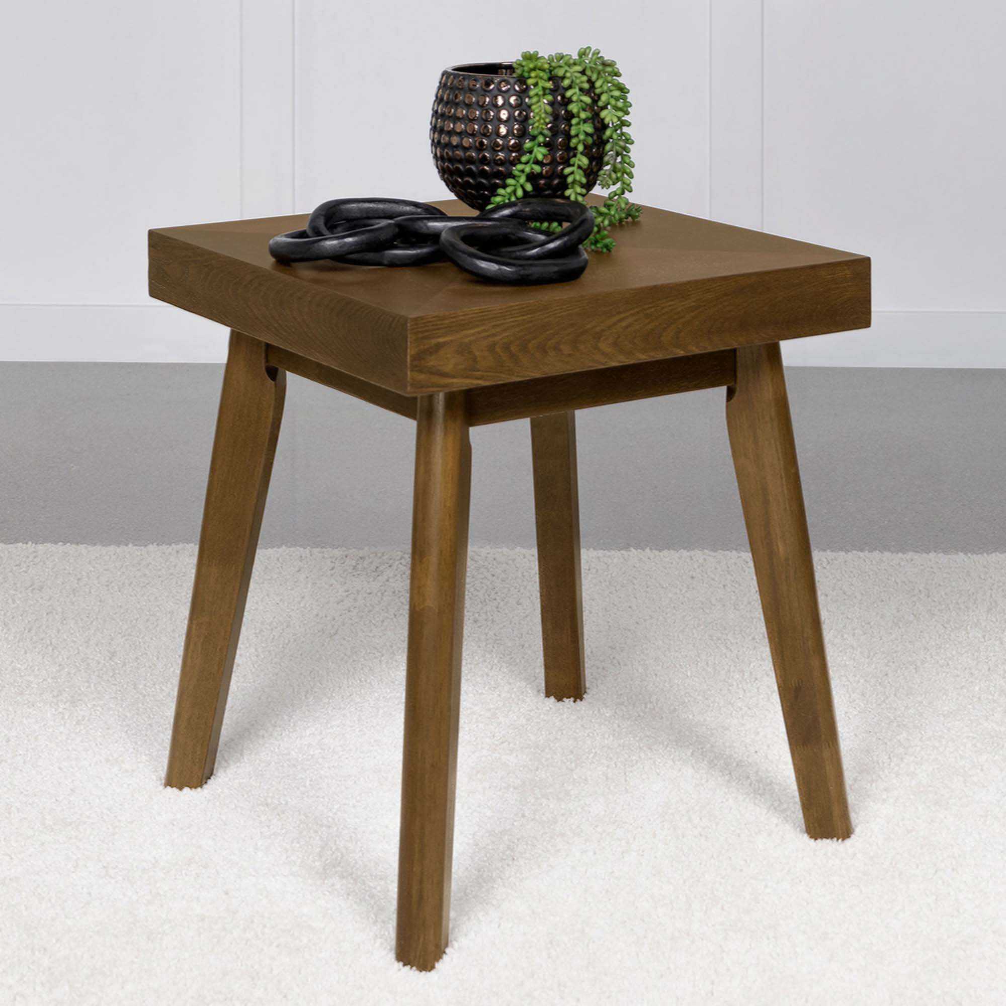 George Oliver Square Wood Side Table | Wayfair