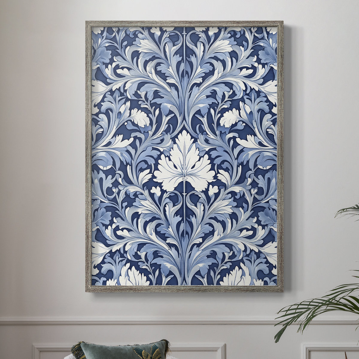 Astoria Grand WM MORRIS Series DXXXIX Framed Print - Solid Wood | Wayfair