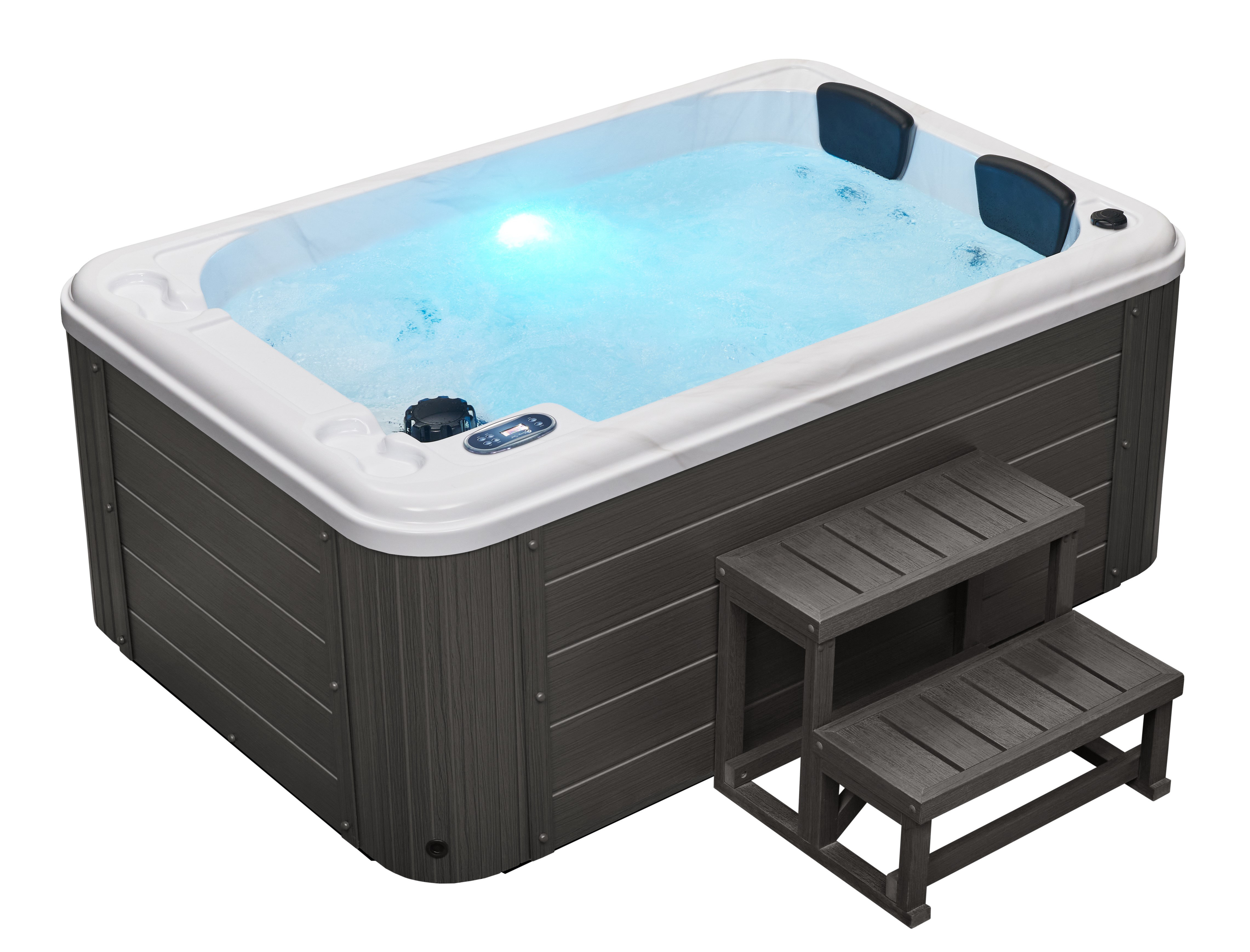 Luxury Spas 2 - Person 26 - Jet Acrylic Rectangular Standard Hot Tub ...