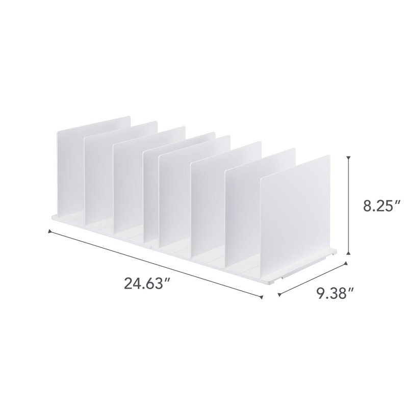 Yamazaki Home Purse Organizer/Bag Divider For Closet Shelf, Plastic ...